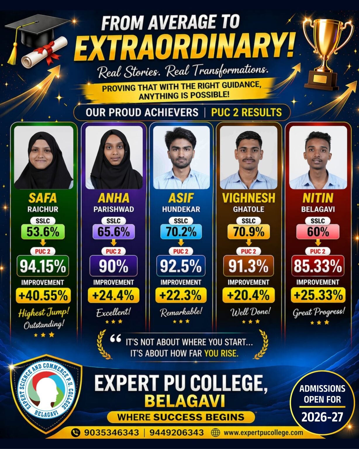 Expert PU College – To educate, to empower, to explore.